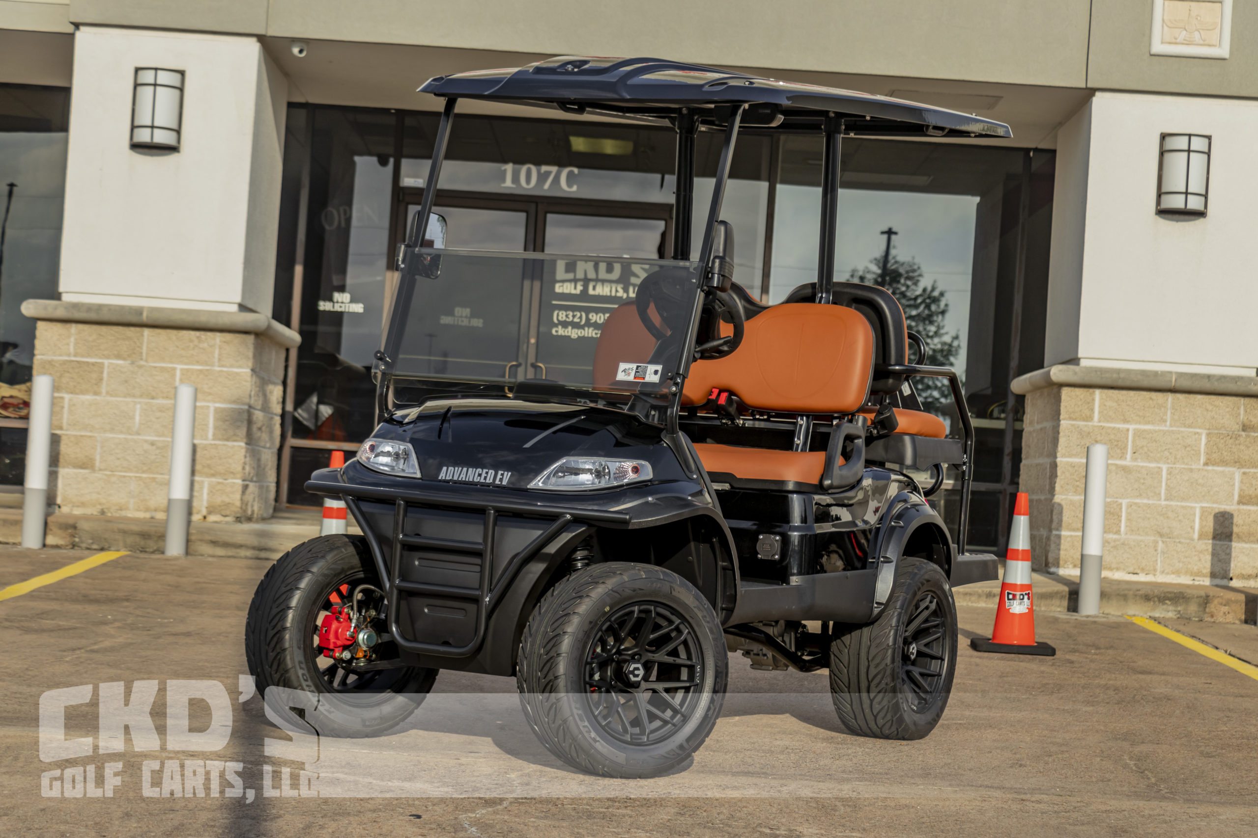 2022 Jet Black Advanced EV - CKD's Golf Carts