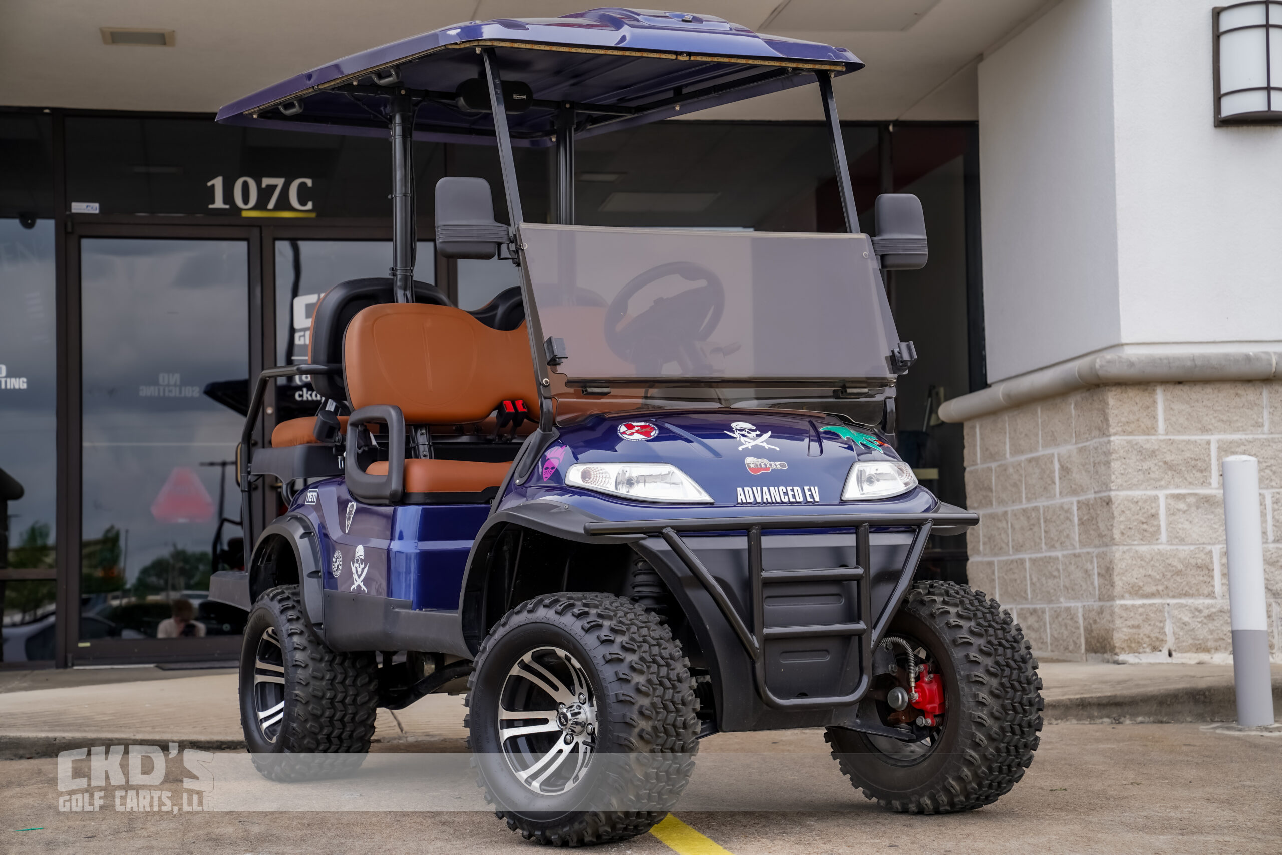 2021 Blue Advanced EV - CKD's Golf Carts