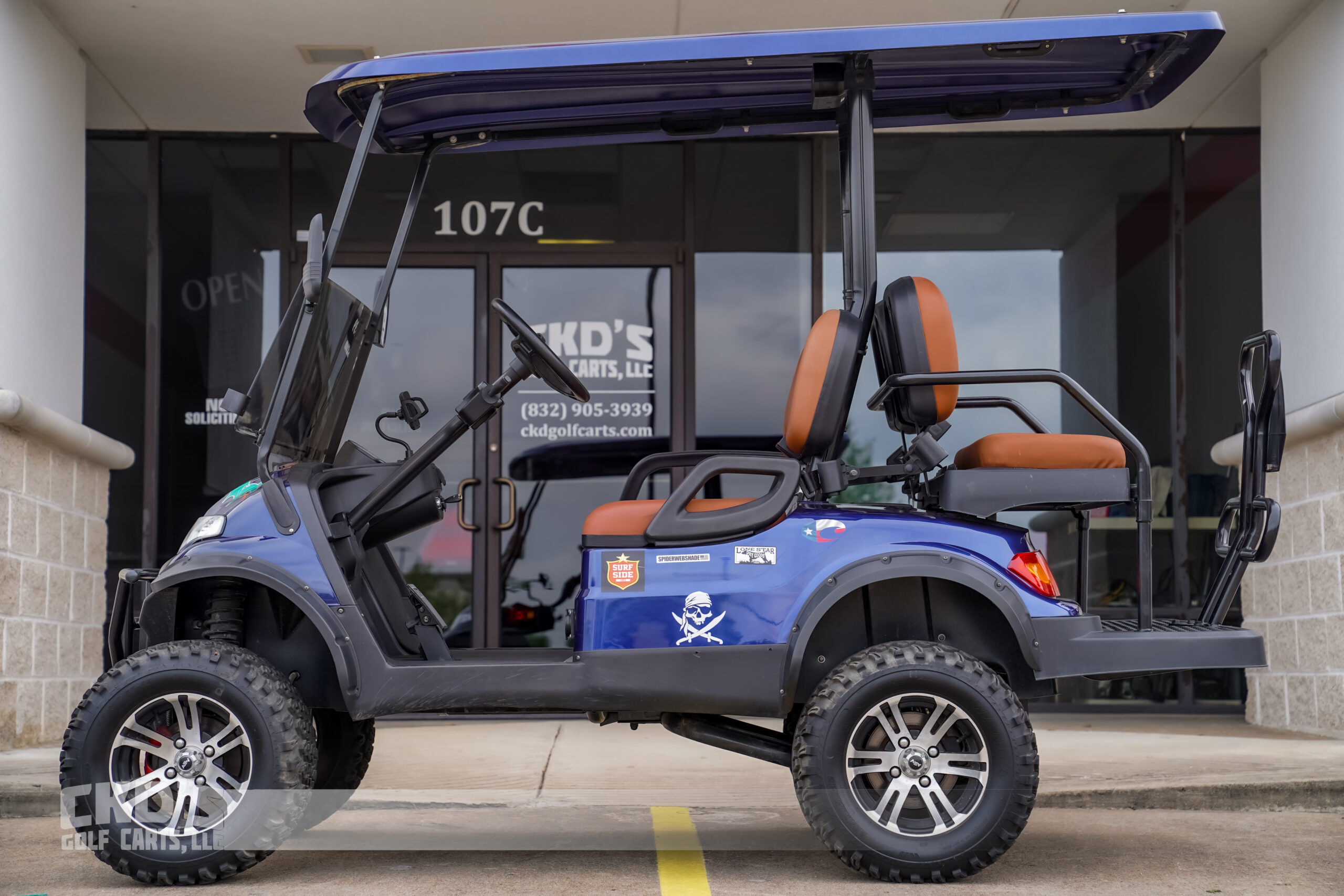 2021 Blue Advanced EV - CKD's Golf Carts
