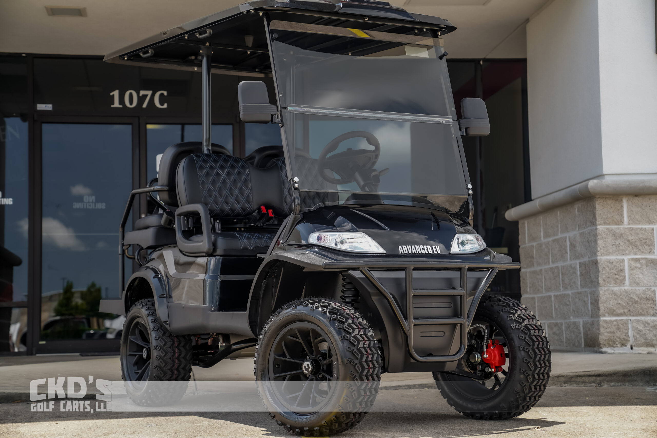 2023 Jet Black Advanced EV - CKD's Golf Carts