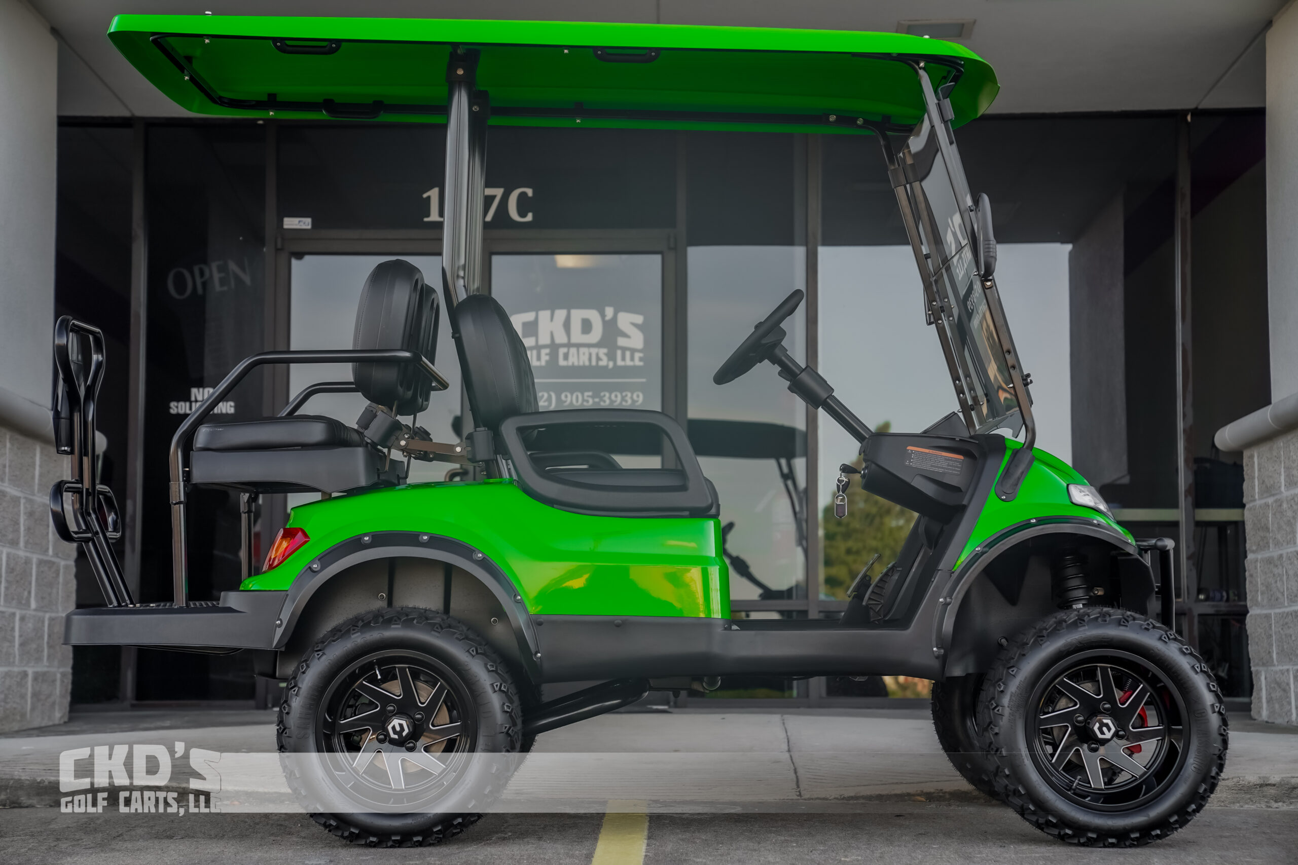 2023 Advanced EV Lime Green - CKD's Golf Carts