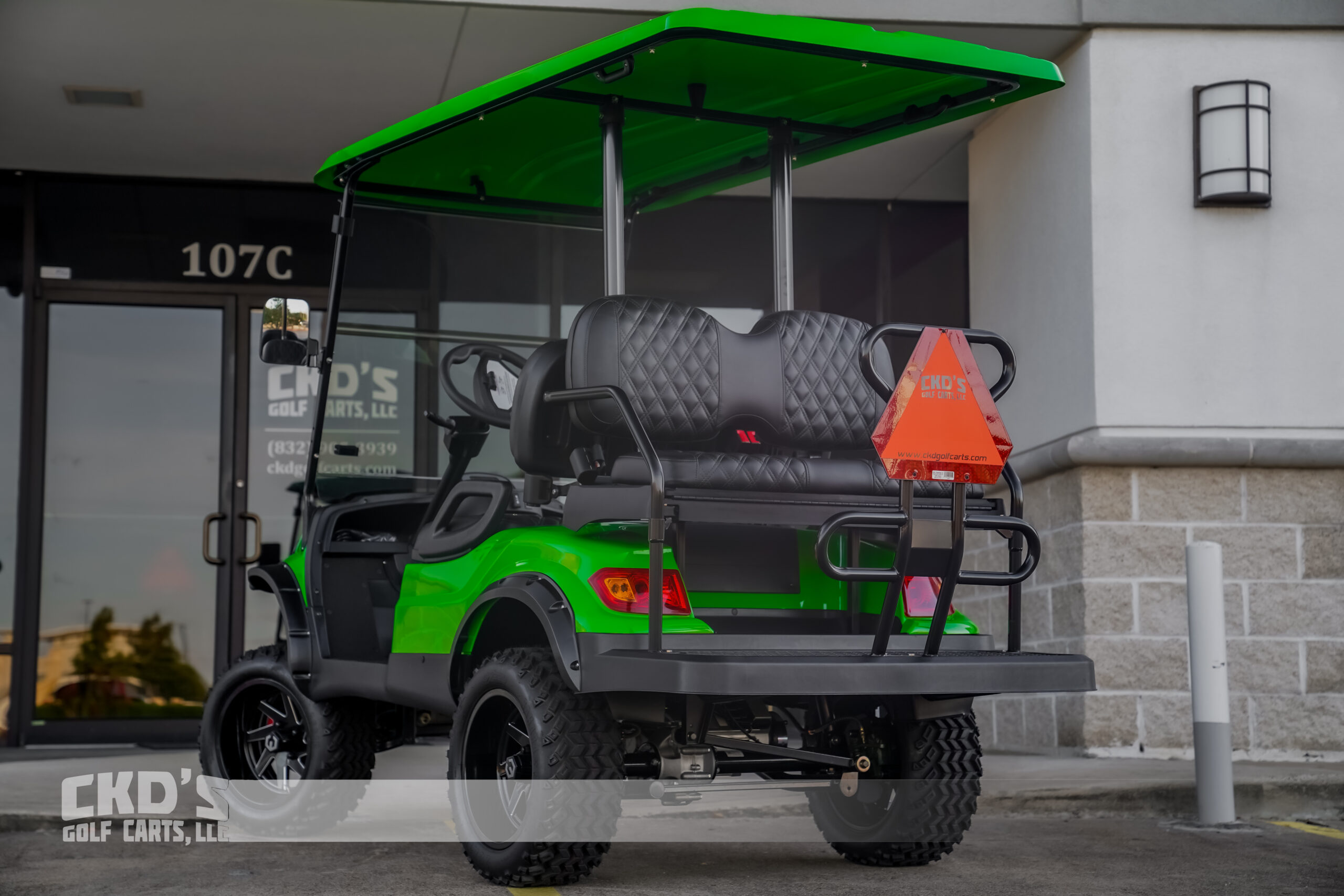 2023 Advanced EV Lime Green - CKD's Golf Carts