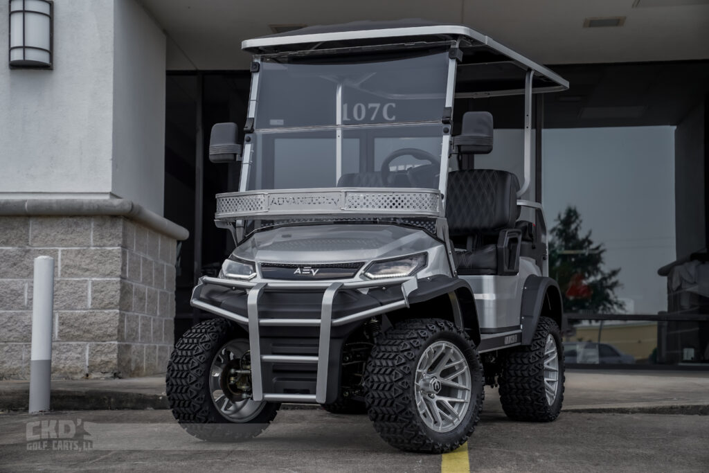 2024 Lithium Metallic Silver Advanced EV Advent - CKD's Golf Carts