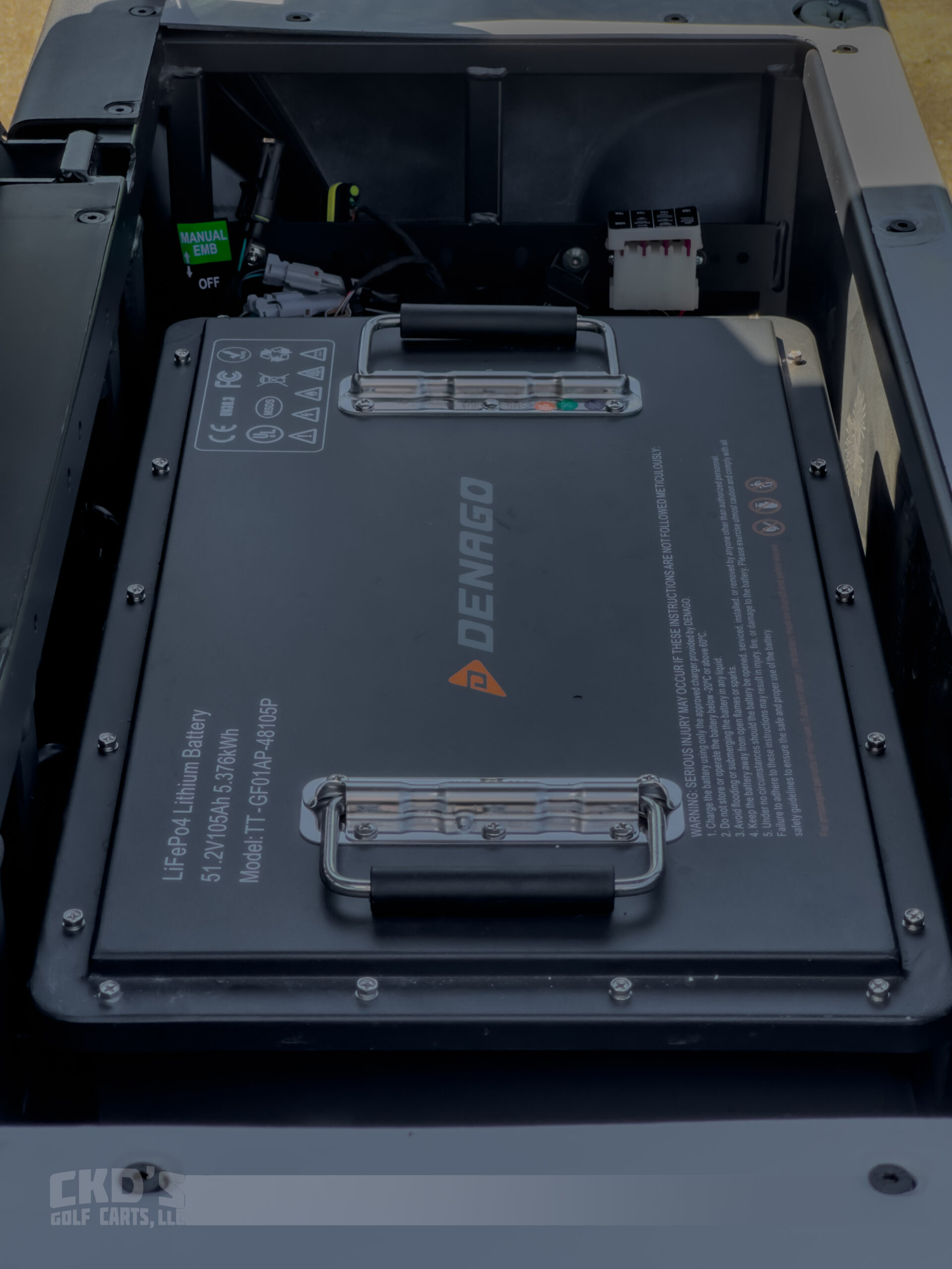 2025 Denago Rover XL 4-Forward Passenger Lithium Powered Golf Cart ...