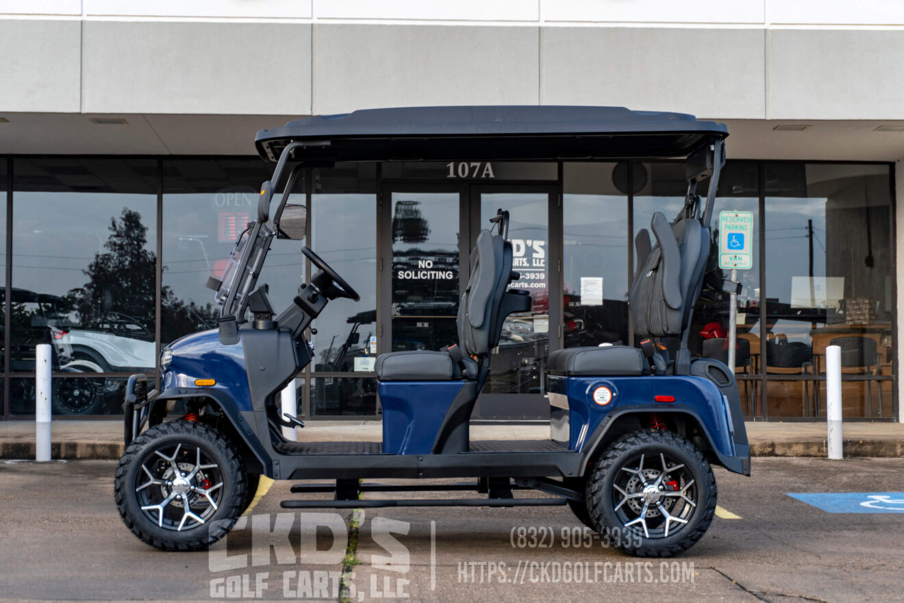 2025 Denago Rover XL Lithium Golf Cart – Navy Blue - CKD's Golf Carts