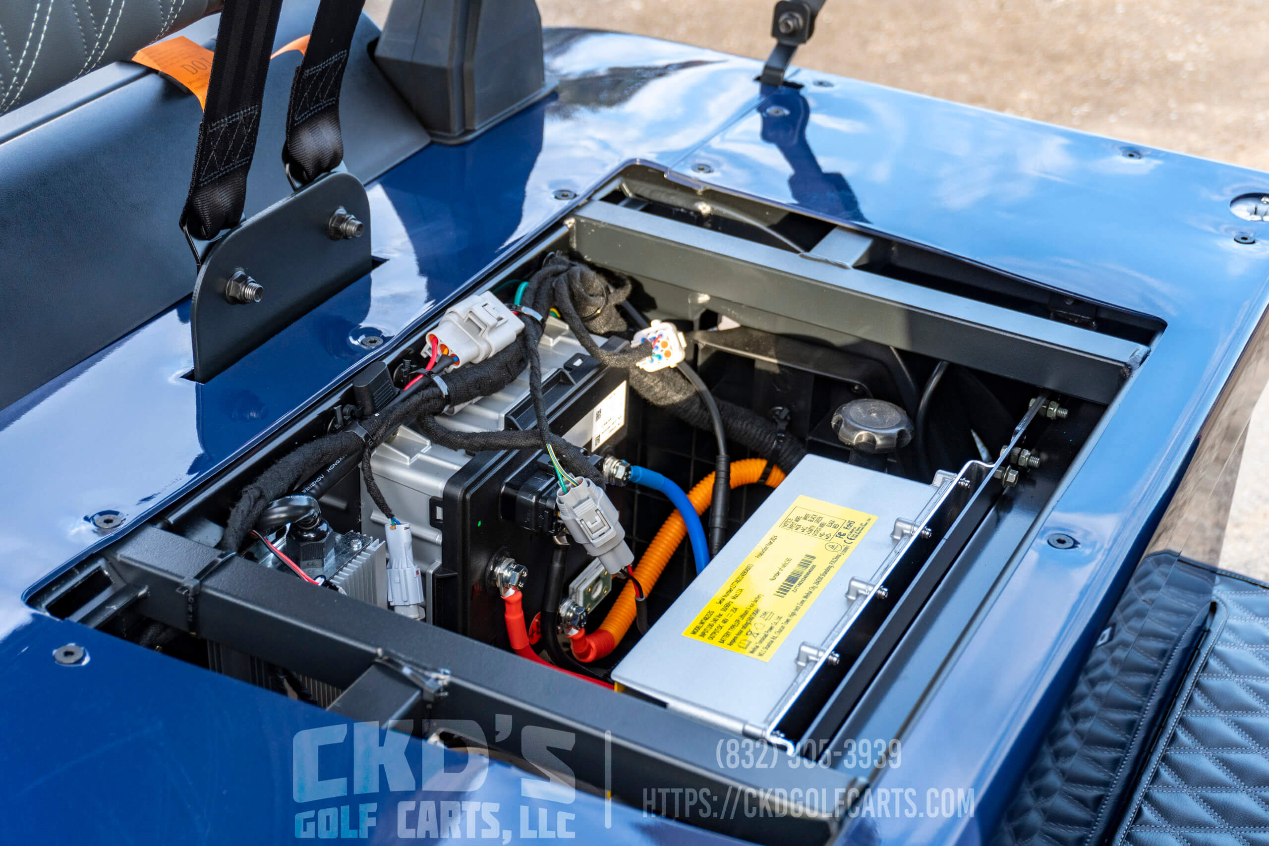 2025 Denago Rover XL Lithium Golf Cart – Navy Blue - CKD's Golf Carts